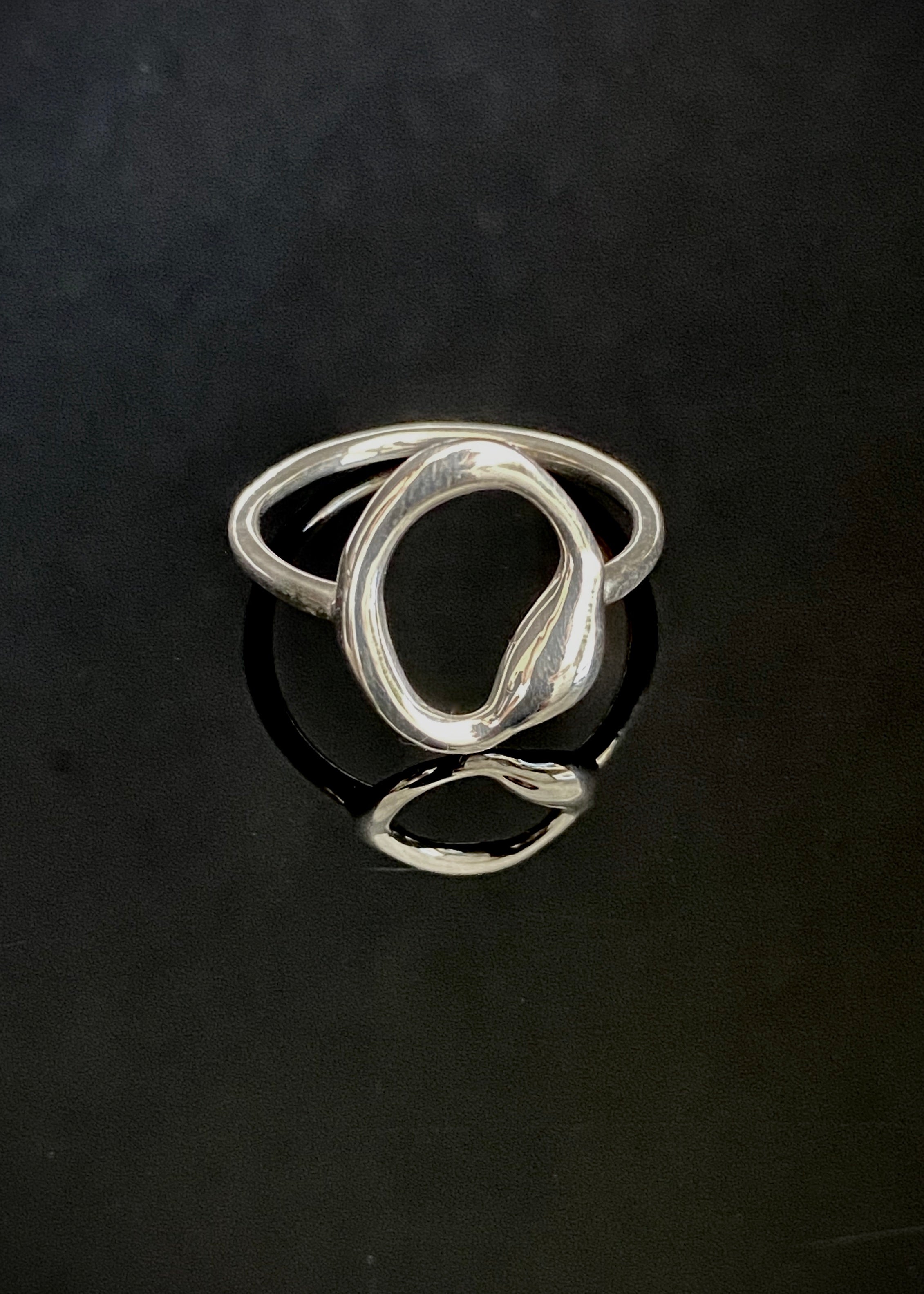 Organic Oval Ring | Sterling Silver | Modern Weaving